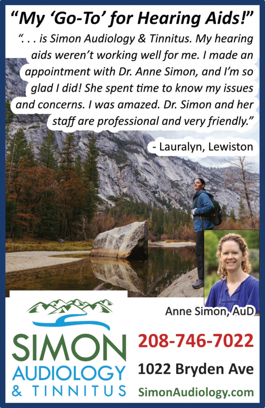 "My 'Go-To' for Hearing Aids!", Simon Audiology & Tinnitus, Lewiston, ID